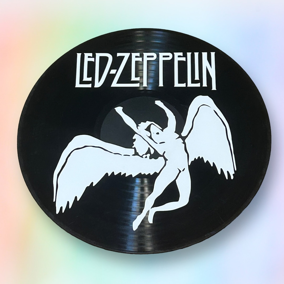 Led Zeppelin Inspired Vinyl Record Art / Wall Decor / Music Decor ...