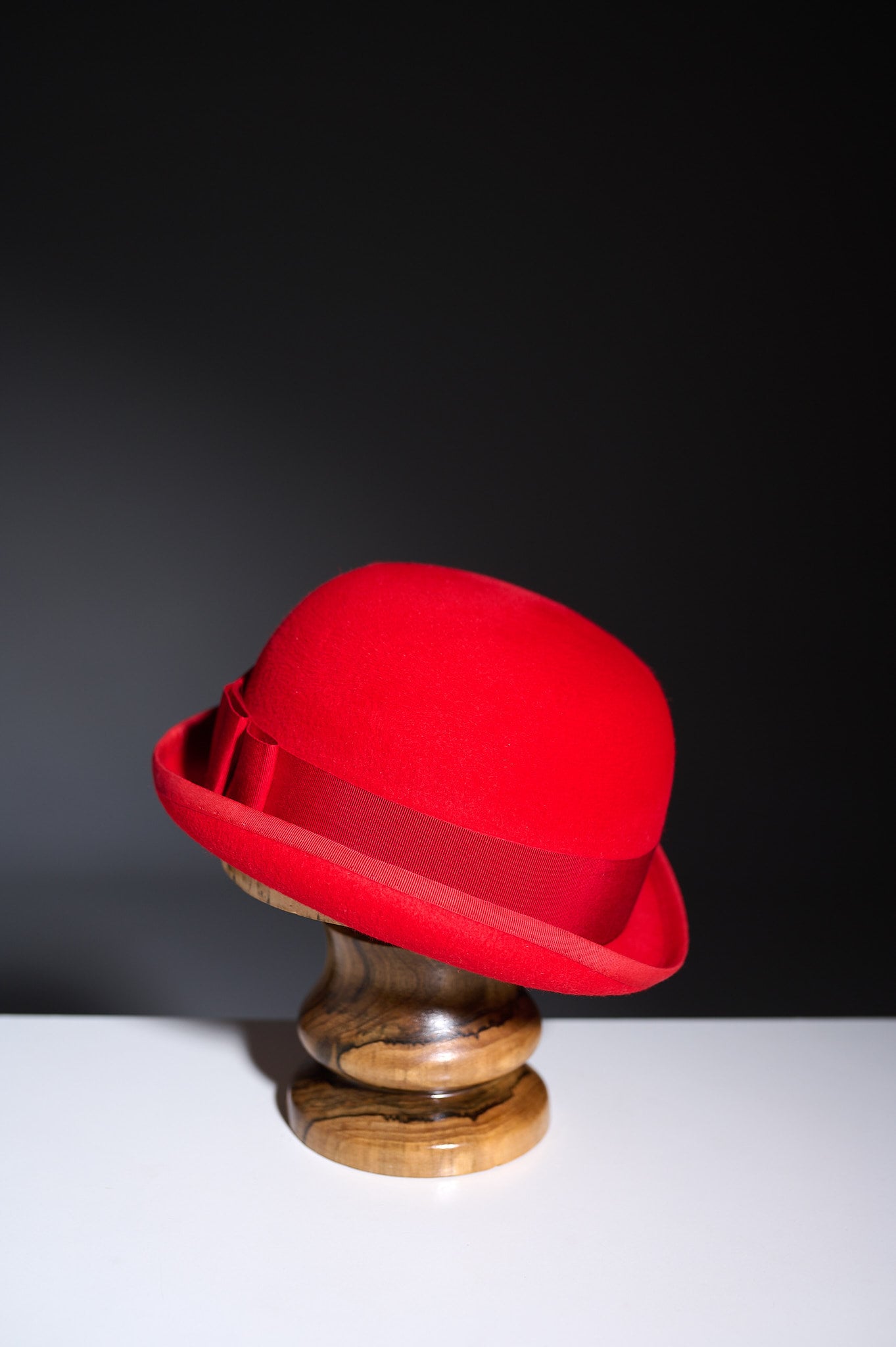 Red Bowler Hat / the COKE / Derby Hat / Formal Dress - Etsy