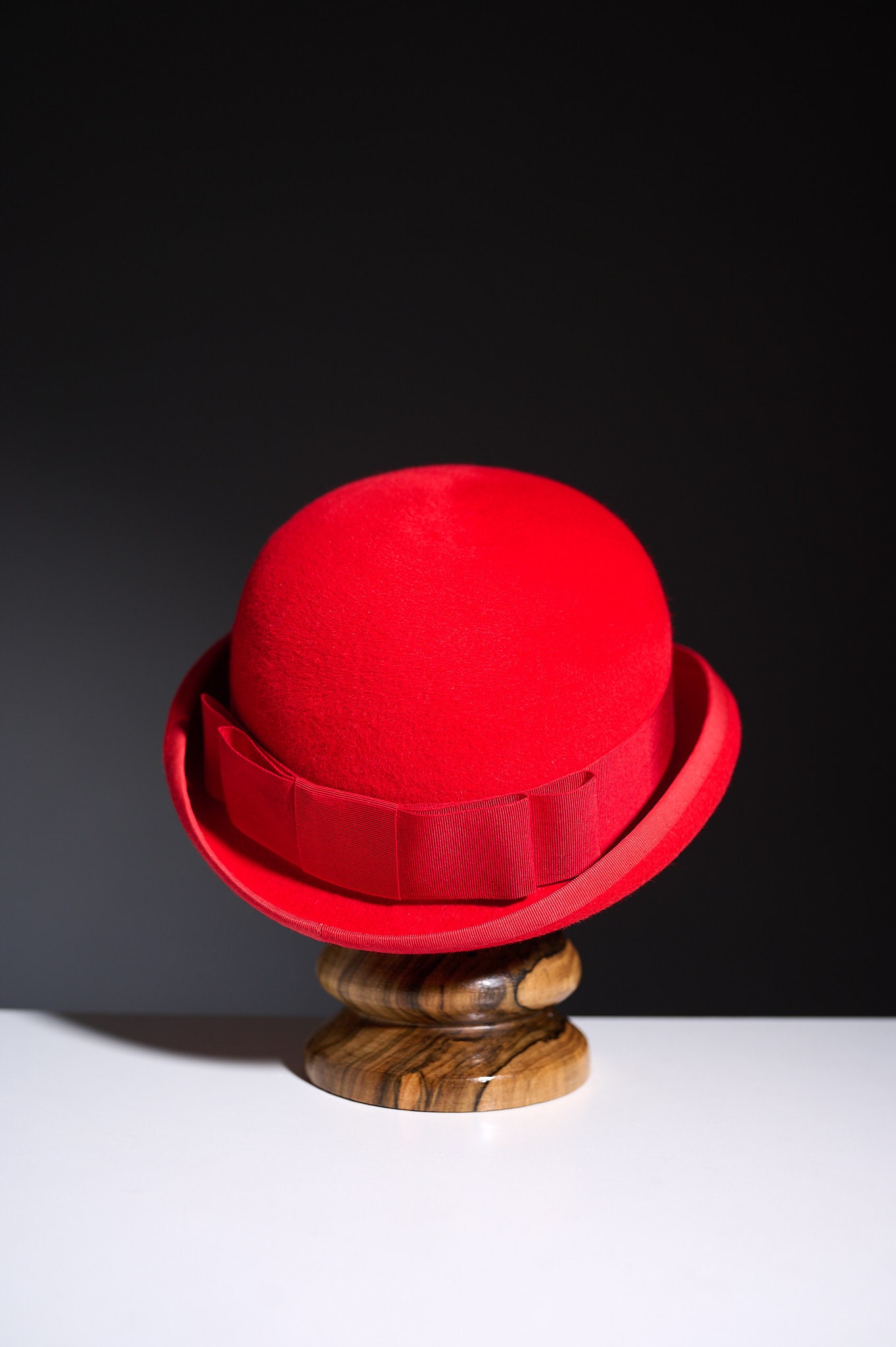 Red Bowler Hat / the COKE / Derby Hat / Formal Dress - Etsy