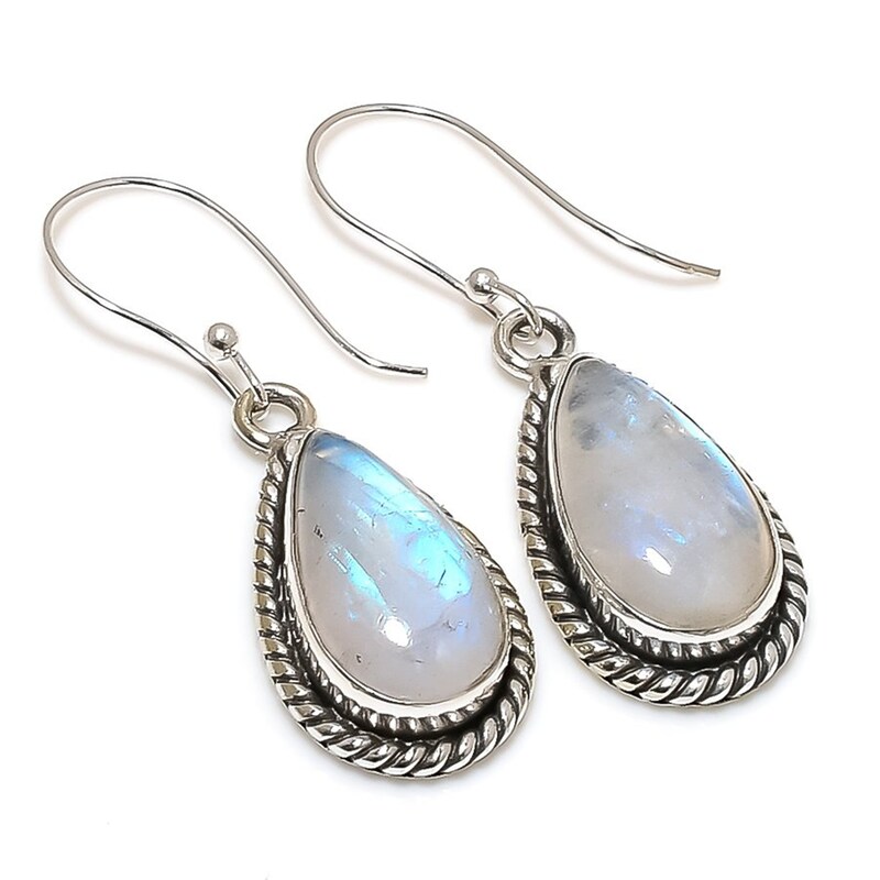Gemstone Earrings - Etsy