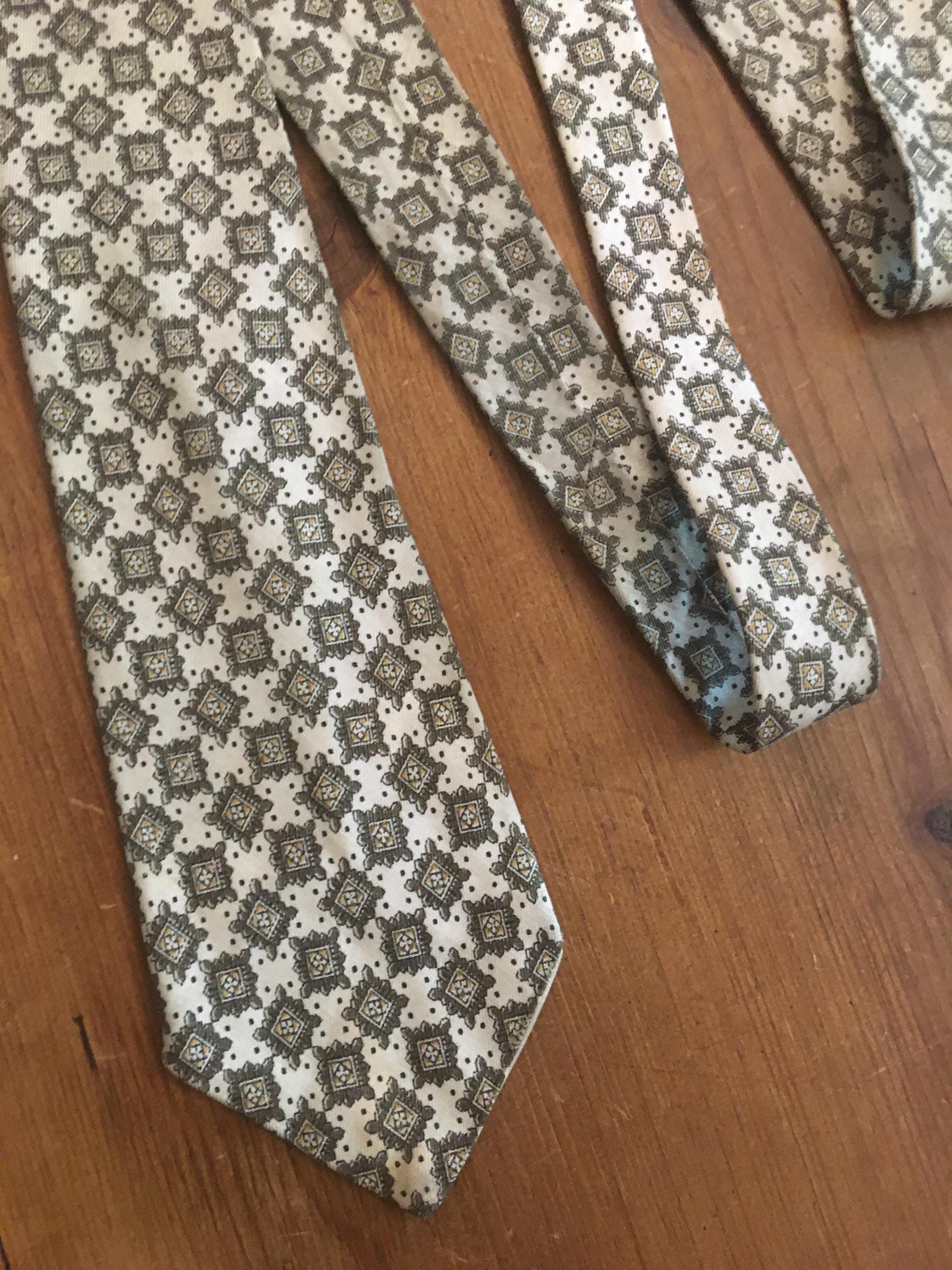 1950s TOOTAL Black Quality All Rayon Tie - Made in England - Etsy UK