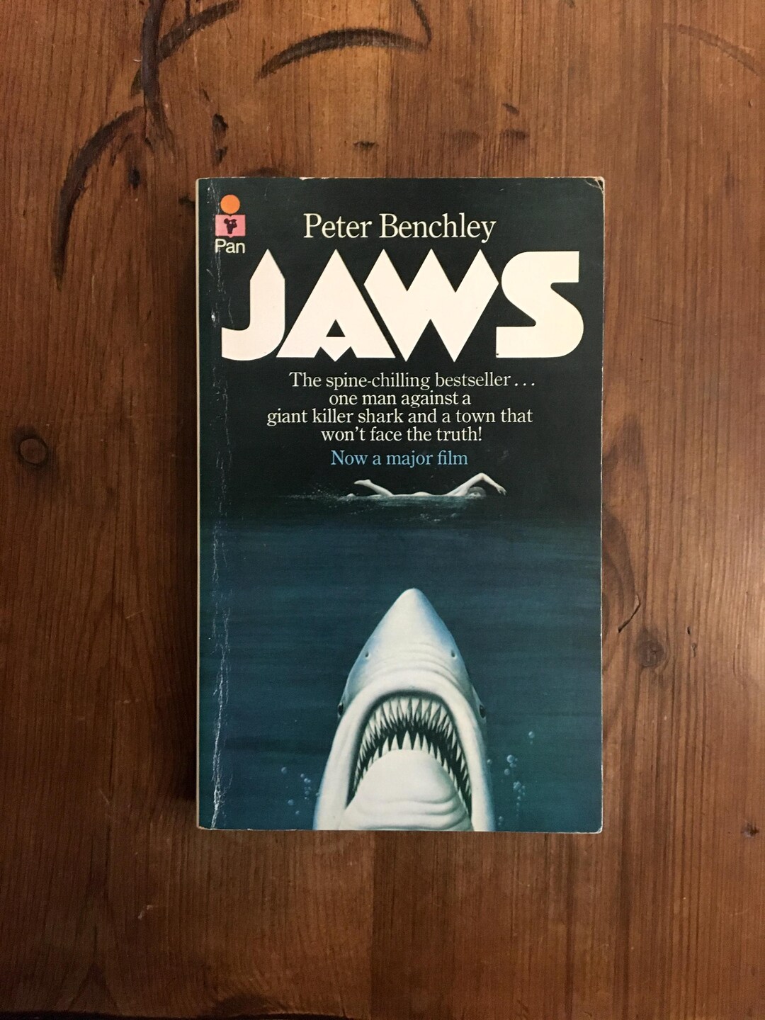 Jaws - Peter Benchley - 1975 - Vintage Pan Books - Vintage Fiction - Etsy