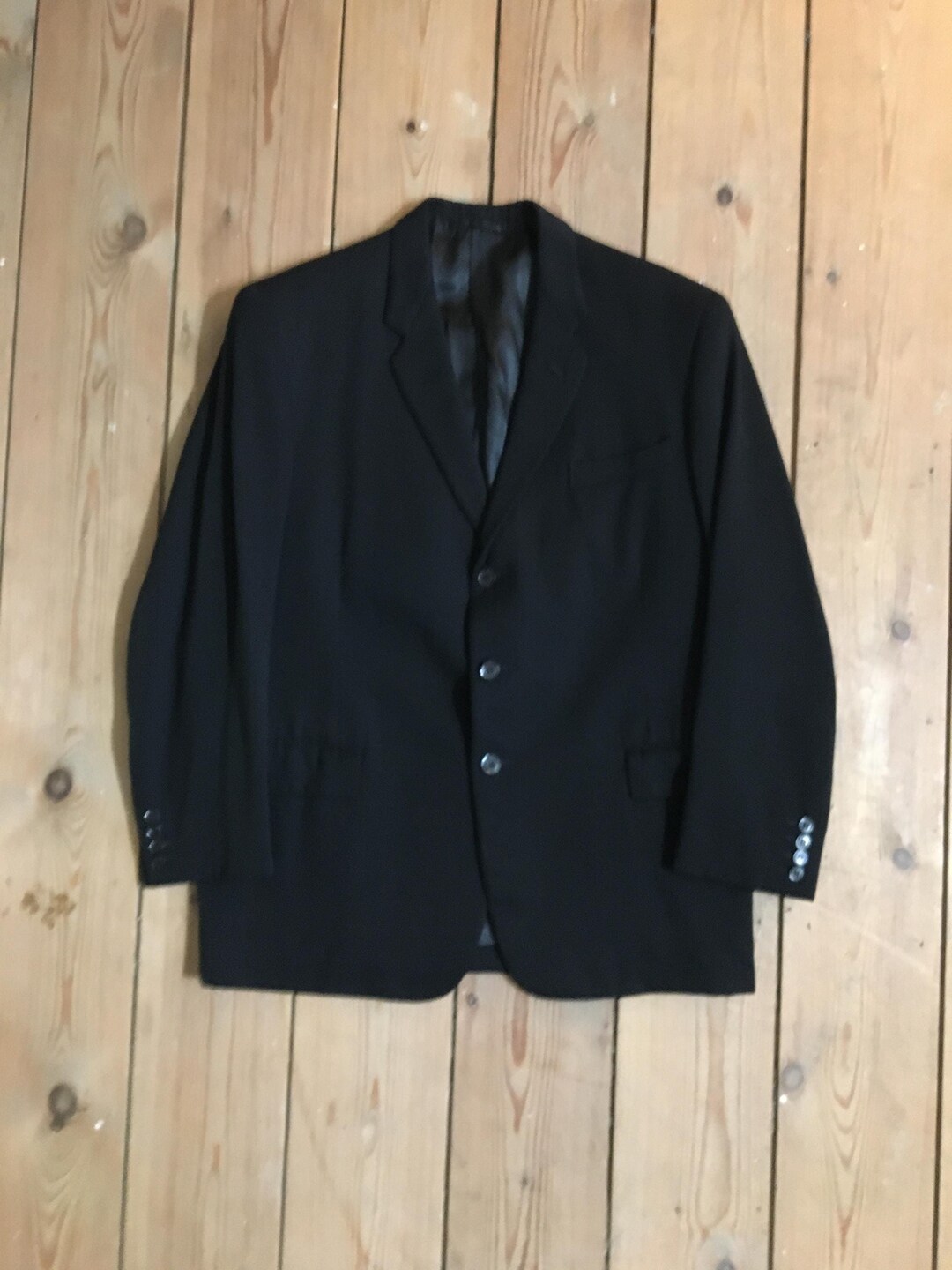 Vintage Bespoke Pure New Wool Jacket With Surgeons Cuffs - Etsy