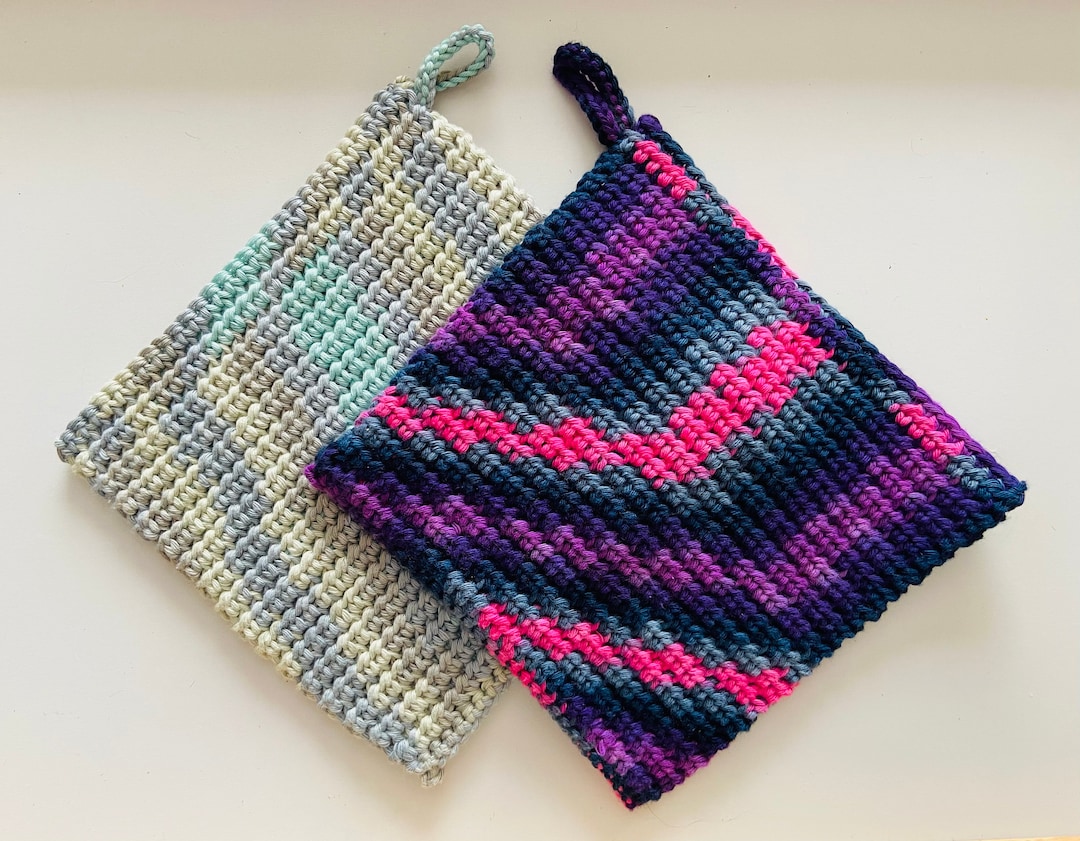 Porta ollas de ganchillo, Almohadilla caliente, Trivets, Porta ollas ...