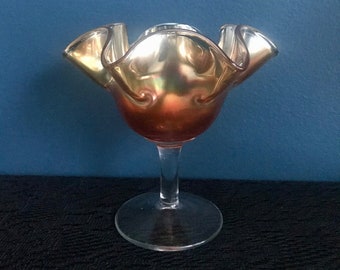 Clear Glass Compote - Etsy