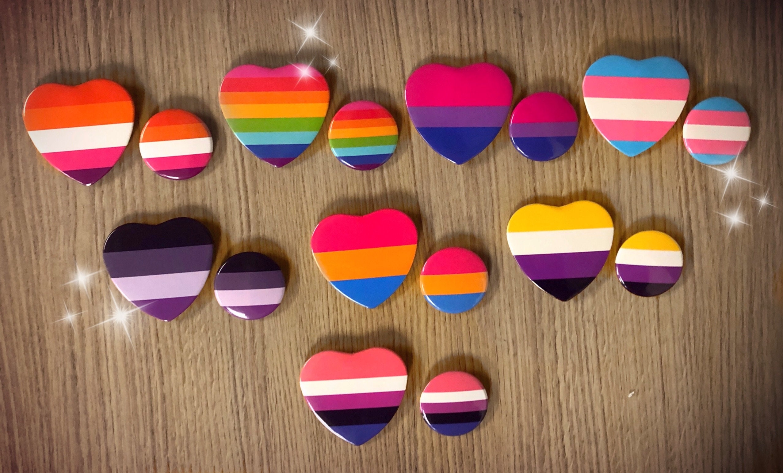 Lgbt Sexuality Pride Pins Buttons Etsy