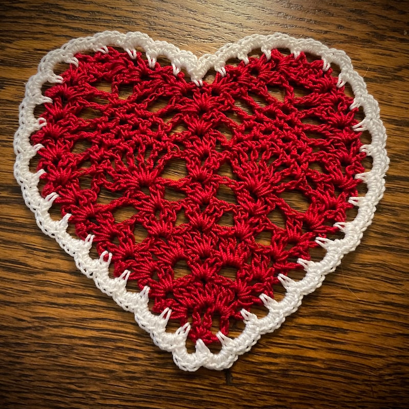 Heart Shaped Doilies - Etsy