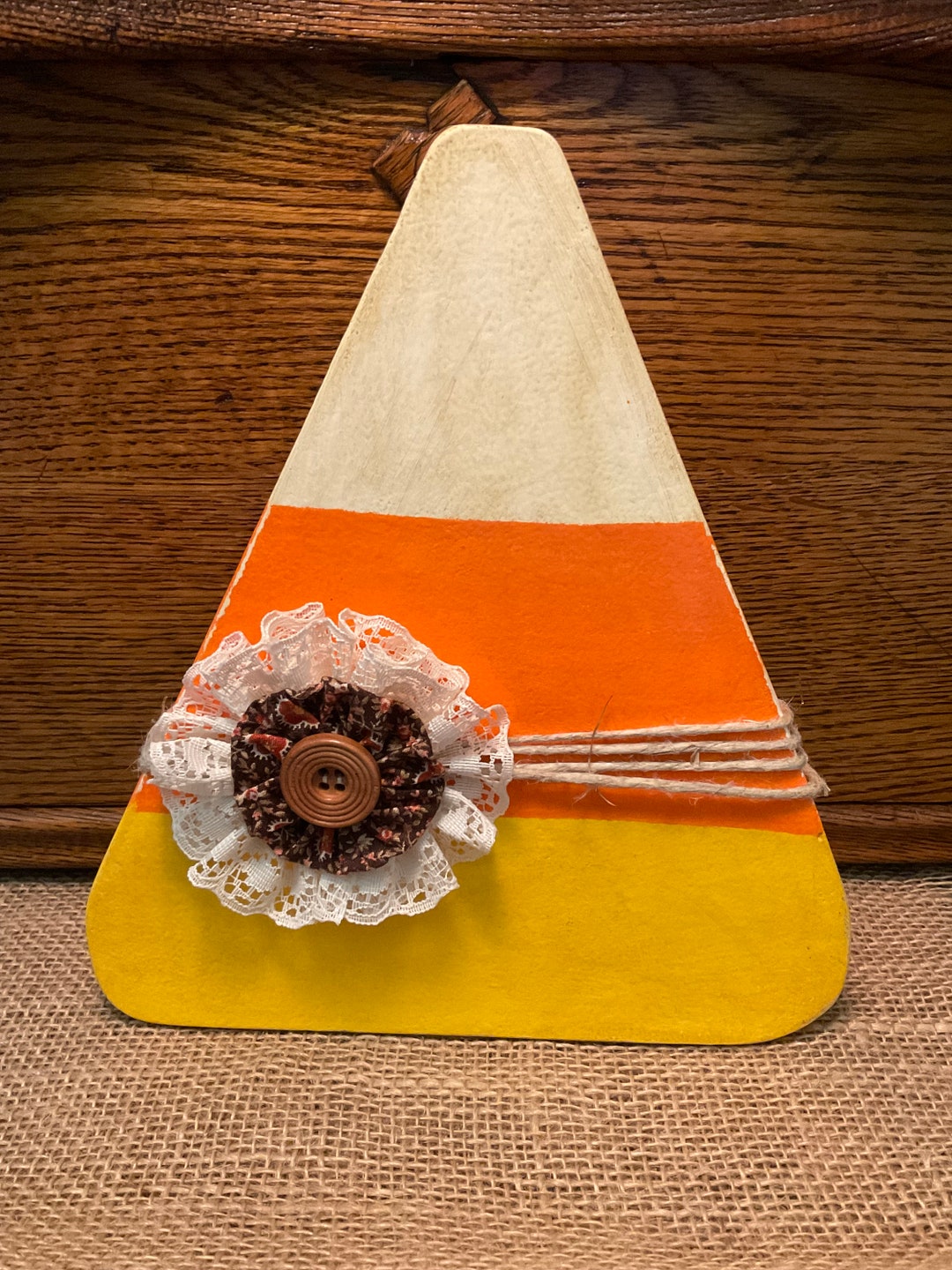 Primitive Wooden Candy Corn Decor, Halloween Fall Shelf Sitter - Etsy
