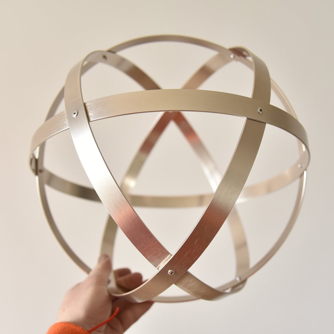Genesa Crystal in Brushed Effect Copper Aluminum 32 Cm in Diameter, 2 ...