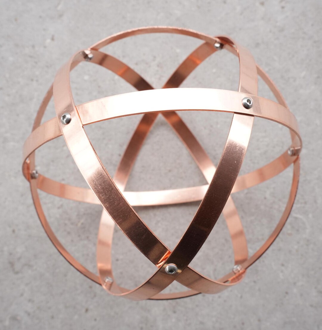 Genesa Crystal in 99% Pure Copper - 8, 10, 13, 16 Cm Diameter, 1 CM ...
