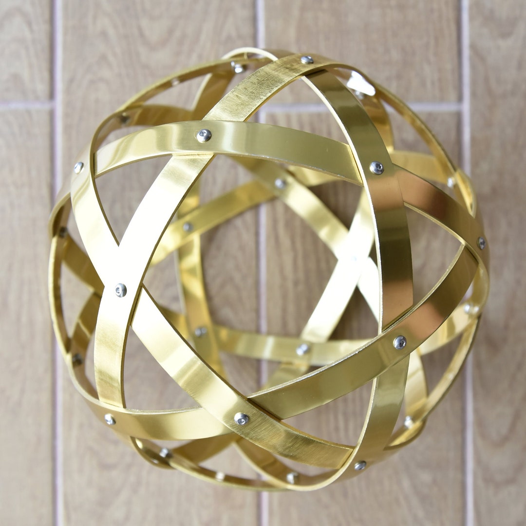 Genesa Pentasfera in Alluminio Color Oro Lucido - 21, 25, 32cm Di ...