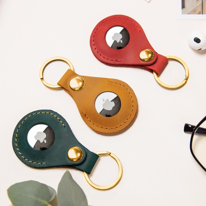 Air Tag Key Chain Brass - Etsy