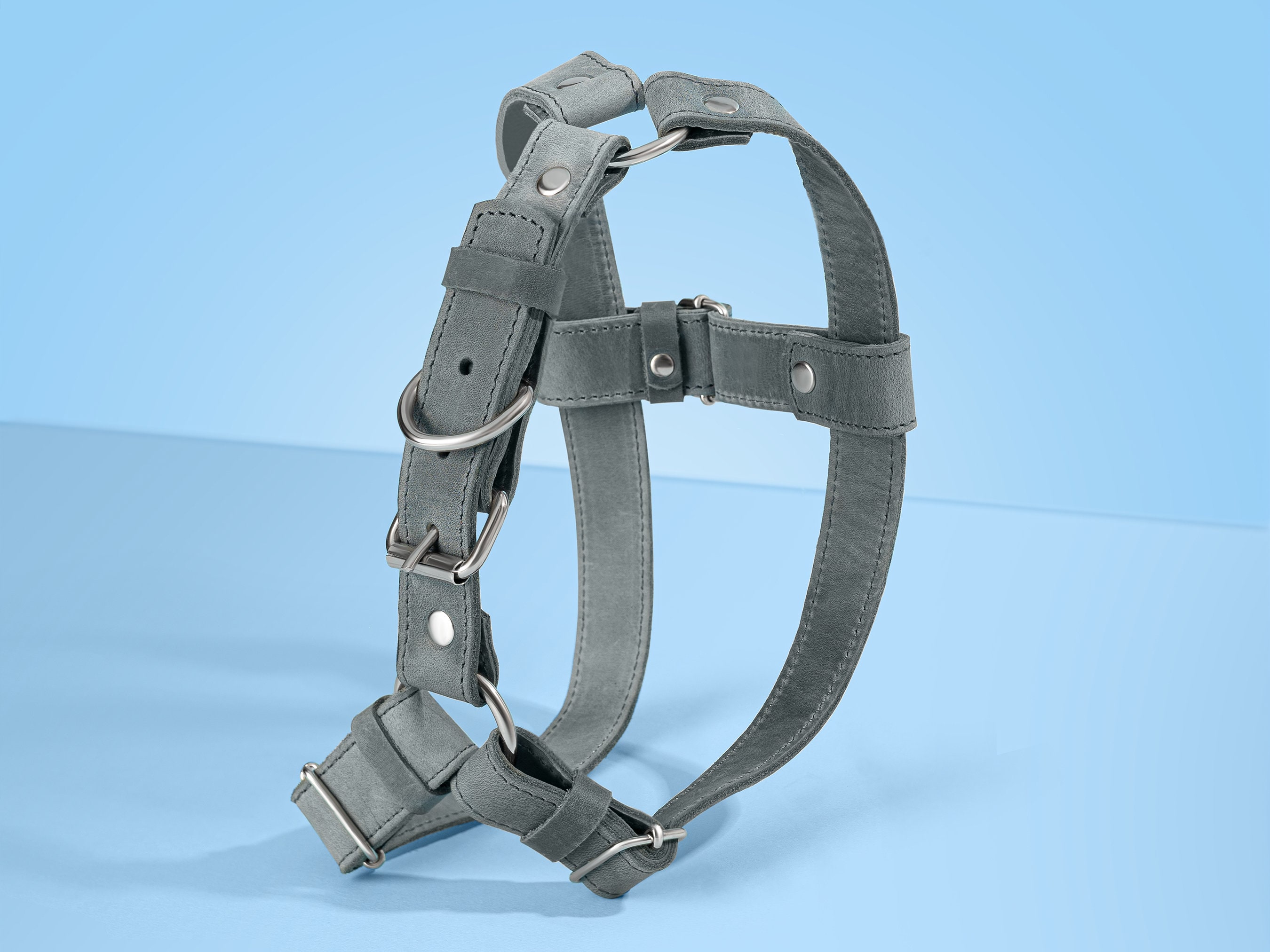 Leather Dog Harness Dog Accessory Dog Chest Harness Puppy - Etsy