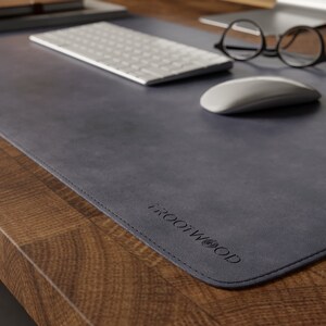 Buy Leather Desk Mat, Large Mouse Pad, Desk Mat, Desk Pad, Genuine ...