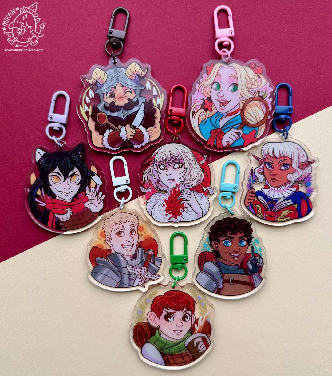 Dungeon Meshi / Delicious in Dungeon - Unofficial Acrylic Keychains - Etsy
