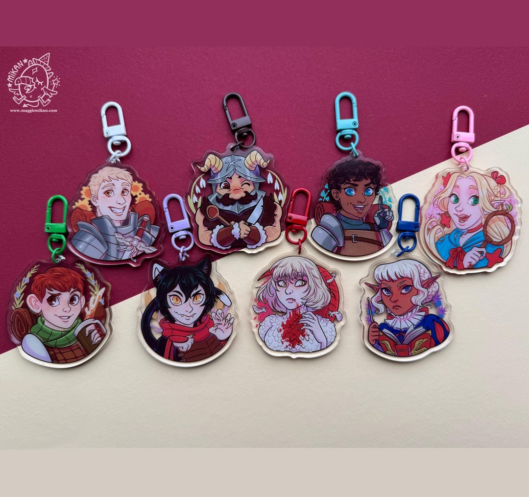 Dungeon Meshi / Delicious in Dungeon Unofficial Acrylic Keychains ...