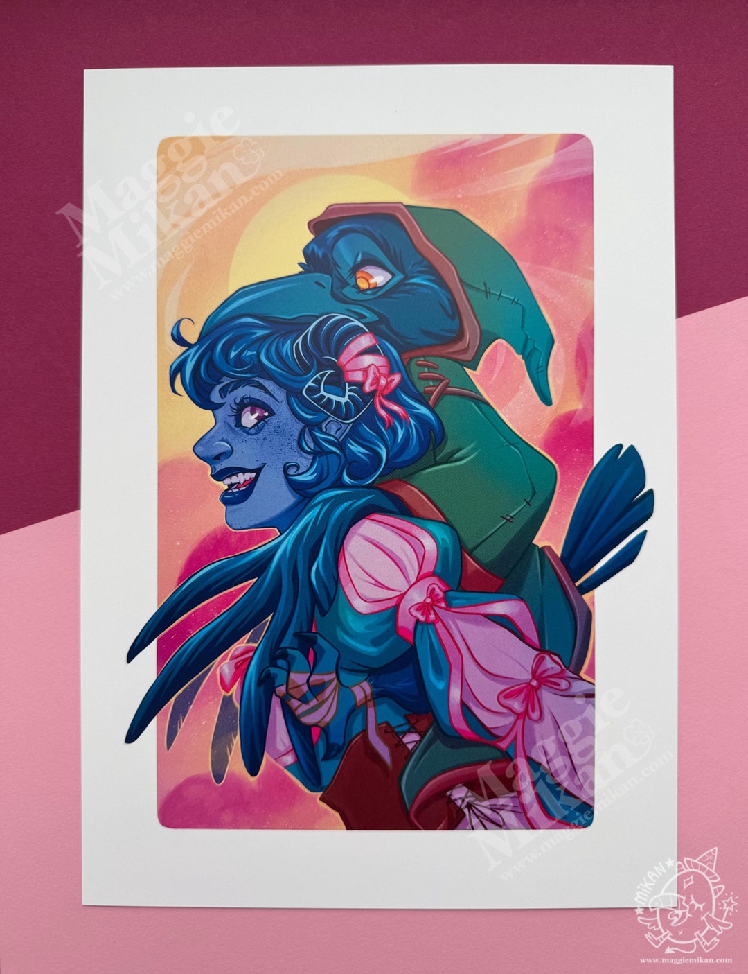 Critical Role Unofficial Jester and Kiri A4 Print / Mighty Nein ...