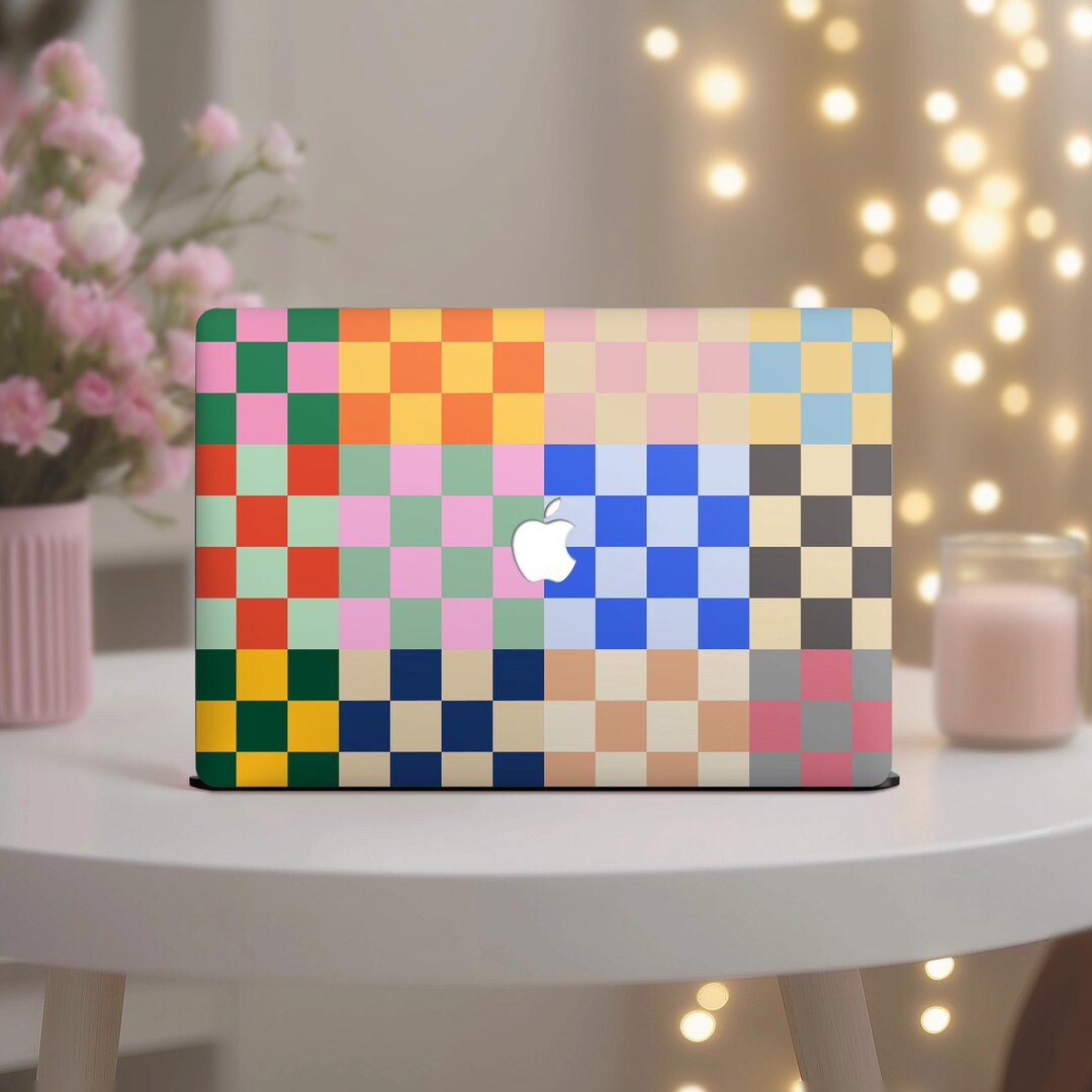 Colored Mosaic MacBook Air 13 Inch Case M4 M3 M2 M1 Geometric Mac Book ...