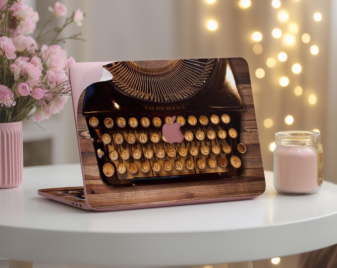 Vintage MacBook Skin Mac Pro 15 Decal Retro Typewriter MacBook Air 13 ...