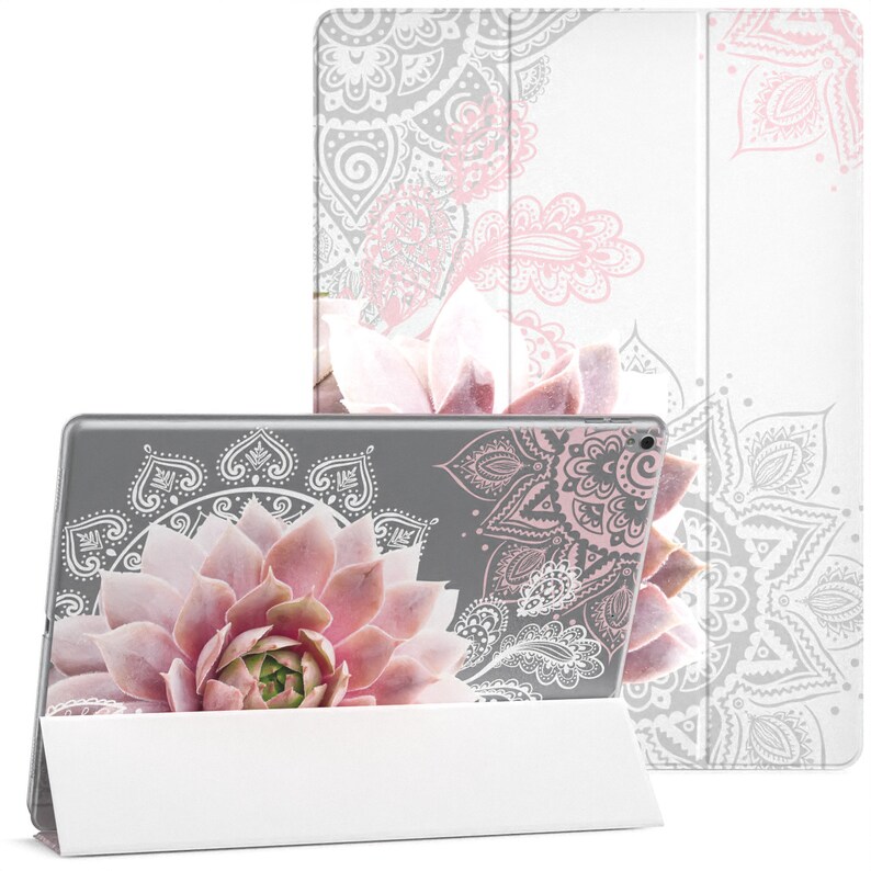 Pink Succulents Ipad 11 Pro Cases White Lace 9.7 Inch Ipad - Etsy