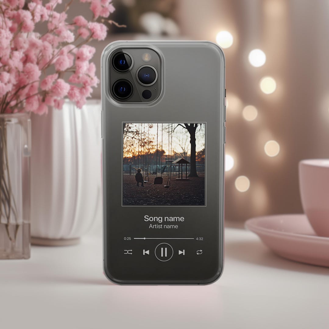 Personalized Music Phone Case for Iphone/samsung/google Pixel Clear ...