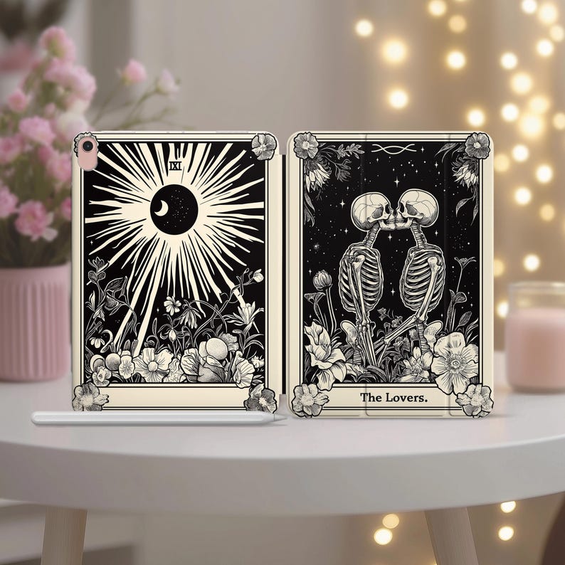 The Lovers Tarot Tablet Case for iPad Pro 11 12.9 13" Air 5 4 3 2 Mini ...