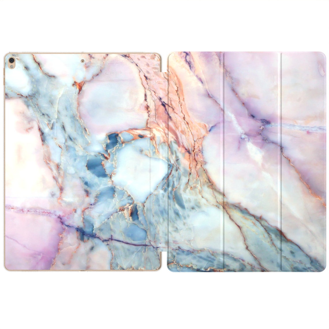 Purple Marble 6th Gen Ipad 12.9 Stone Ipad Case Ipad Air 2019 | Etsy