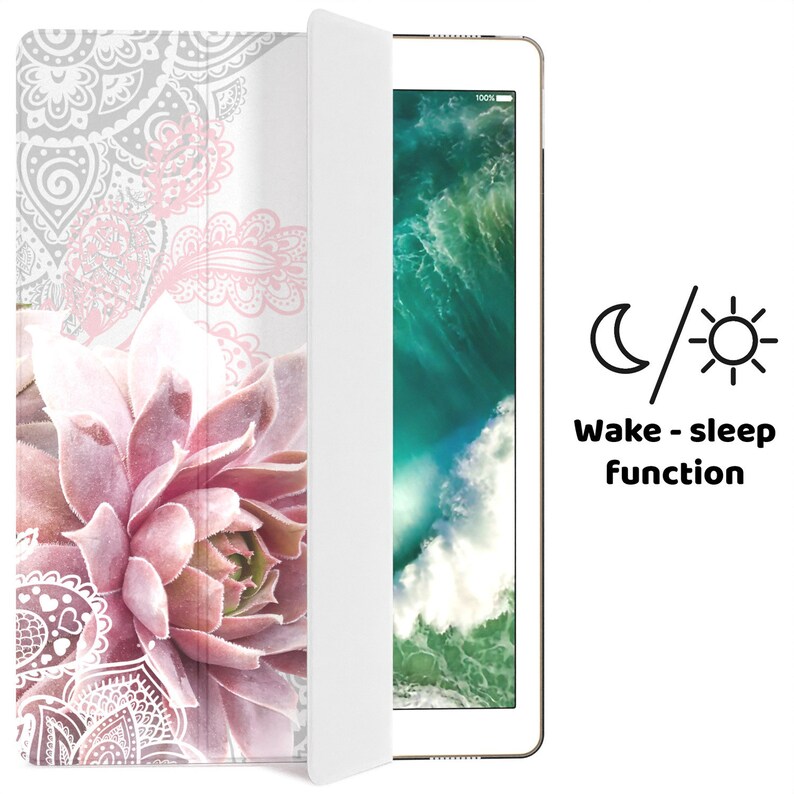Pink Succulents Ipad 11 Pro Cases White Lace 9.7 Inch Ipad - Etsy