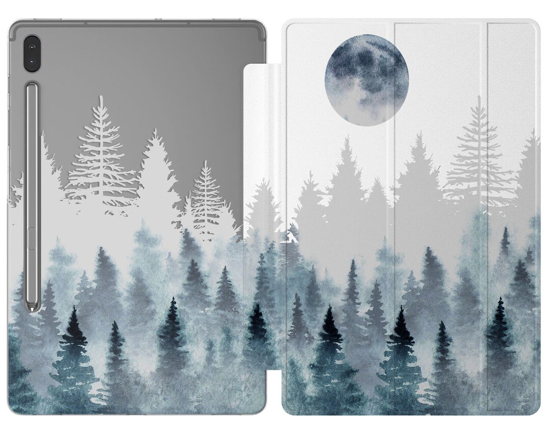 Nature Tablet Case for Galaxy Tab A 10.1 Blue Forest Samsung Cover S5e ...