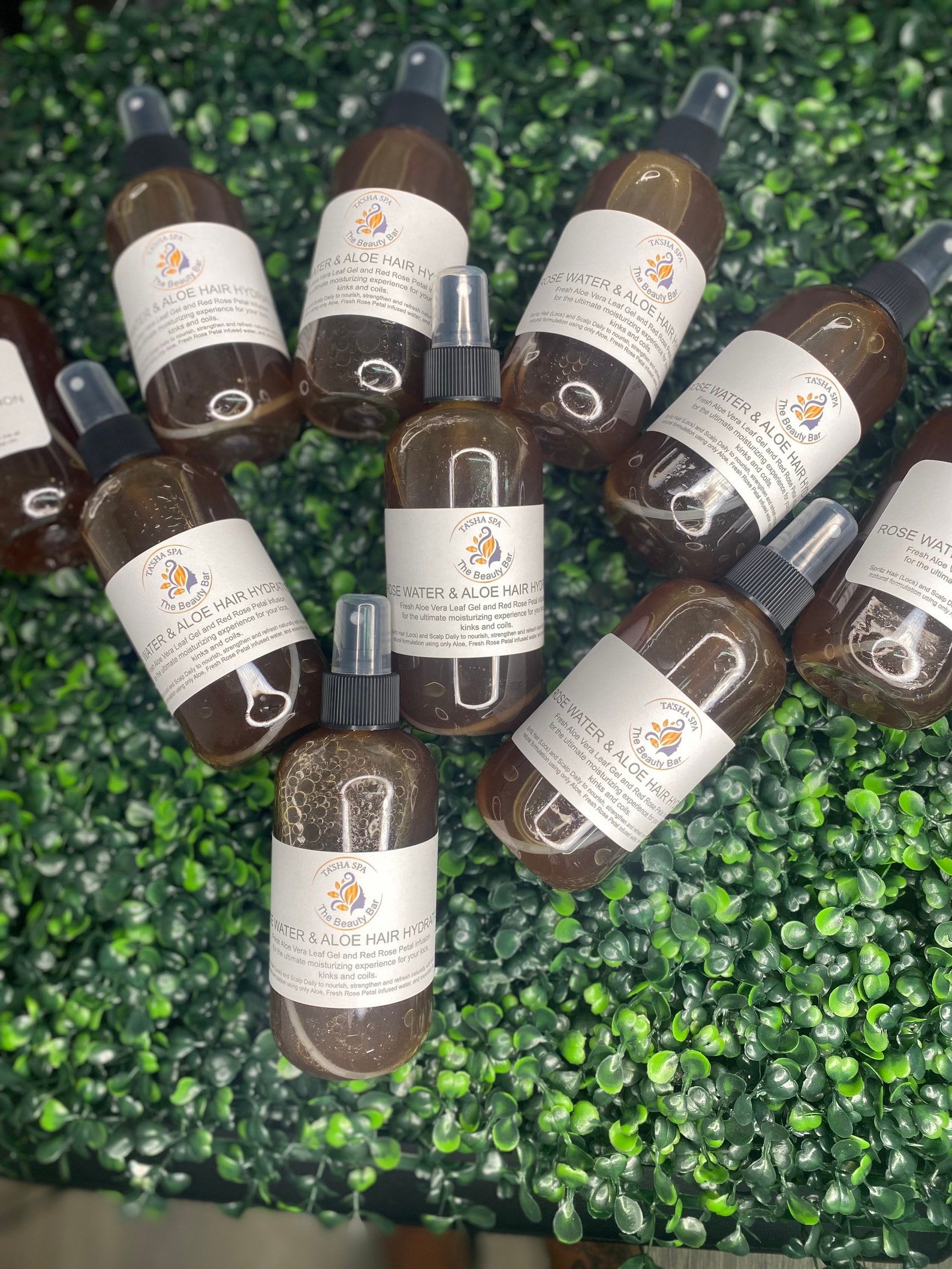 Rose Water and Aloe Vera Hair Moisturizing Leave in Spray - Etsy