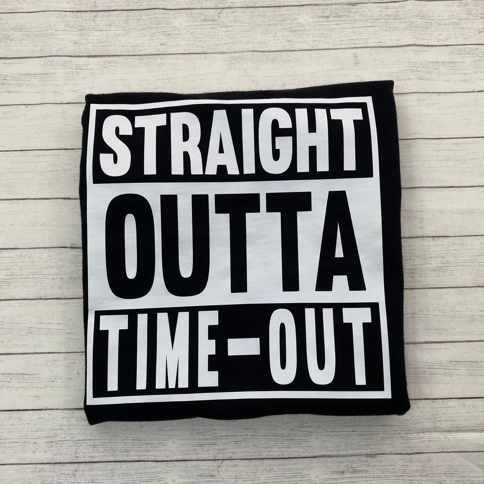 Straight Outta Time Out Kids T-shirt Toddler Shirt Time Out - Etsy