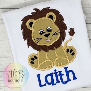 Lion Birthday Shirt, Personalized Lion Shirt, Kids Custom Shirt, Safari ...