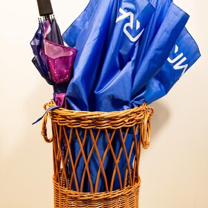 Umbrella Basket Wicker Handmade Basket Walking Stick Basket French ...