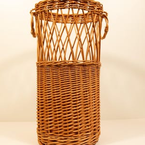 Umbrella Basket Wicker Handmade Basket Walking Stick Basket French ...