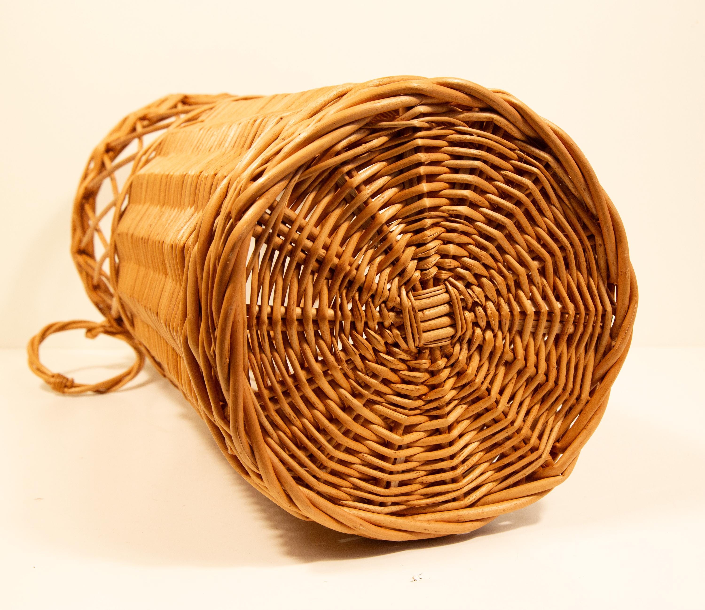 Umbrella Basket Wicker Handmade Basket Walking Stick Basket French ...