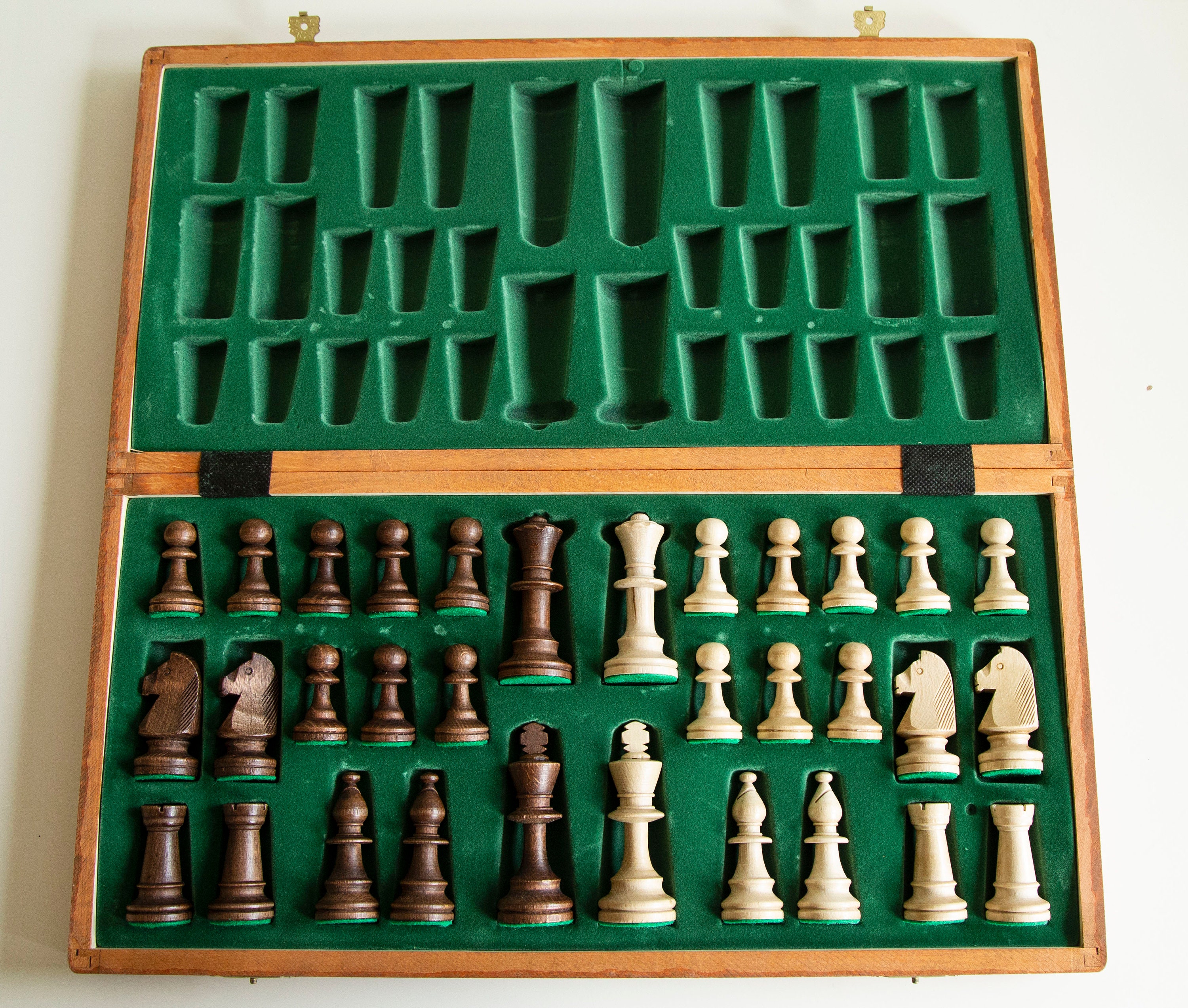 Hand Crafted Wooden Tournament Chess Set with Wooden | Etsy