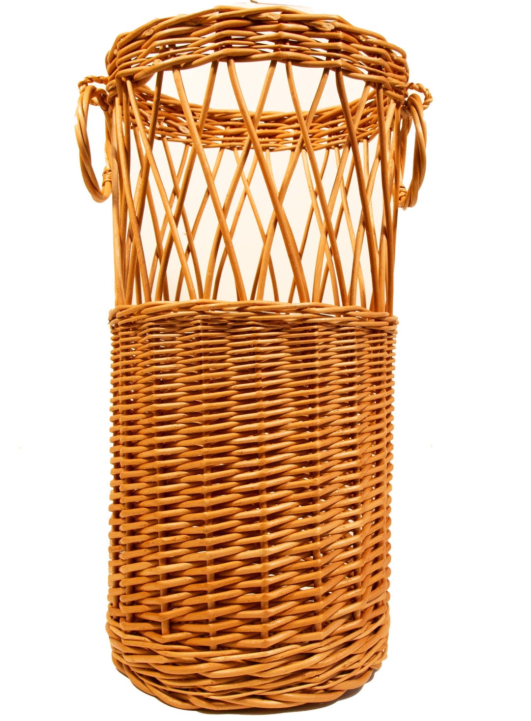 Umbrella Basket Wicker Handmade Basket Walking Stick Basket French ...
