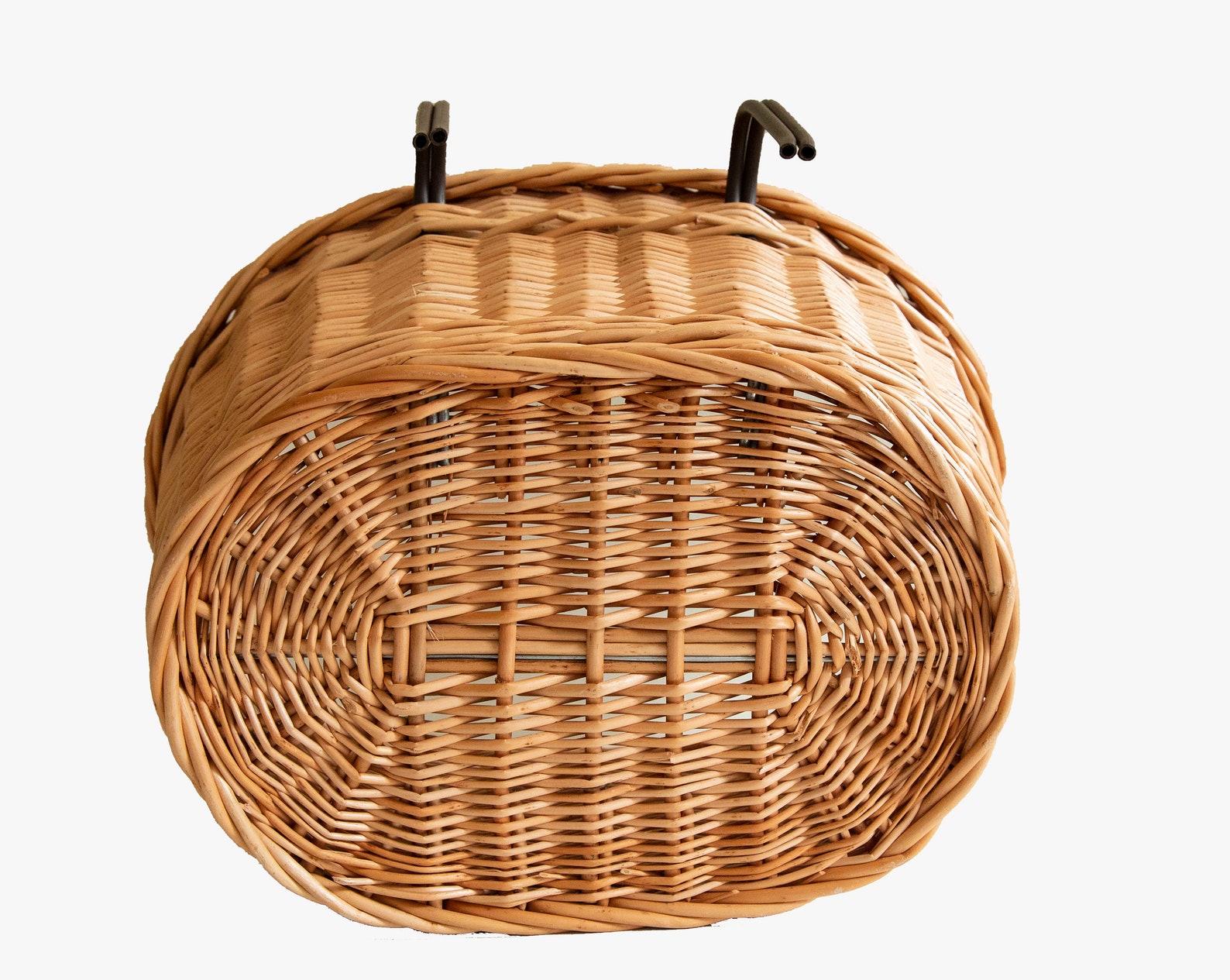 Wicker Bike Basket Handmade Middle Size Oval Bike Bicycle | Etsy