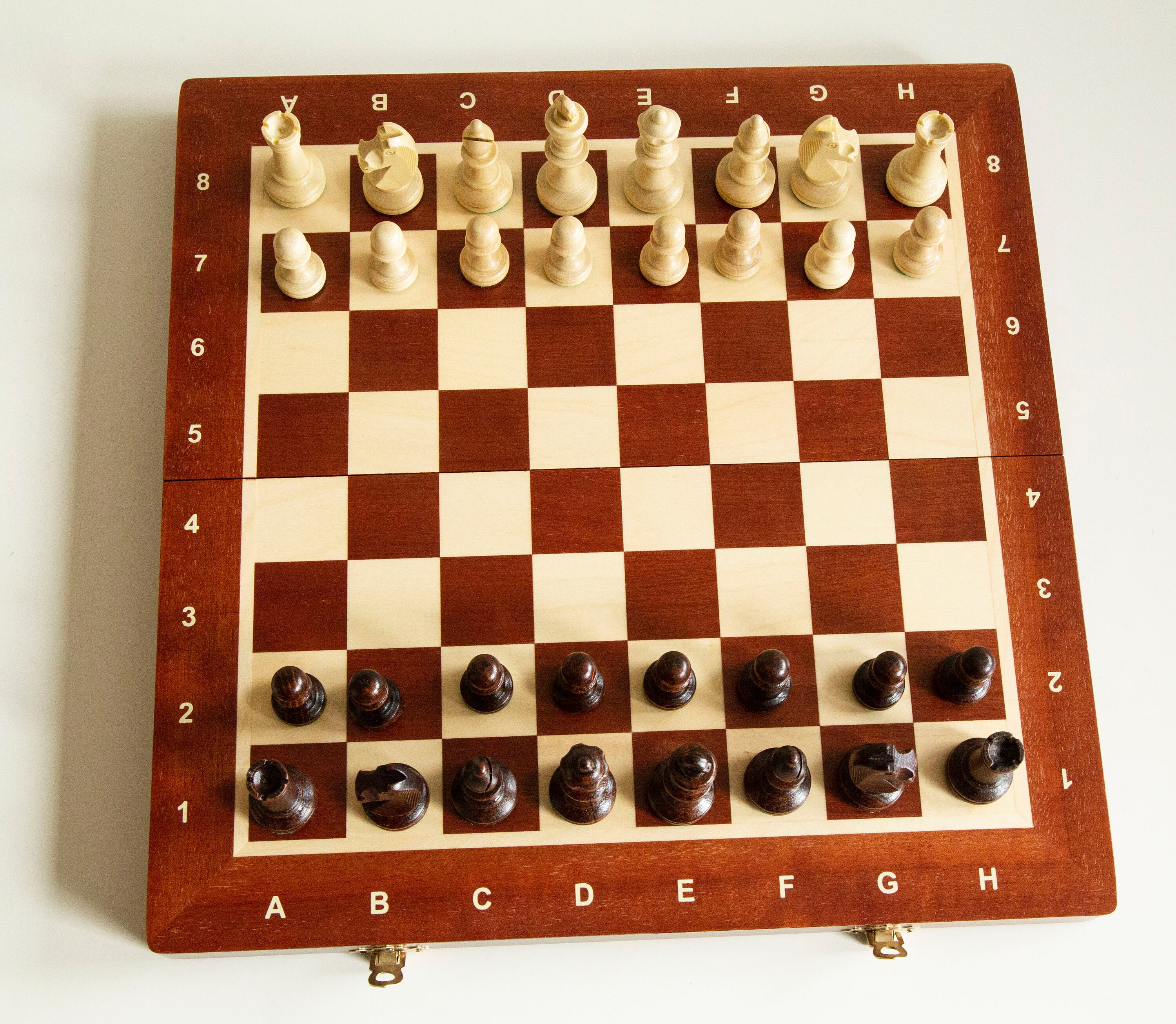 Hand Crafted Wooden Tournament Chess Set With Wooden | Etsy