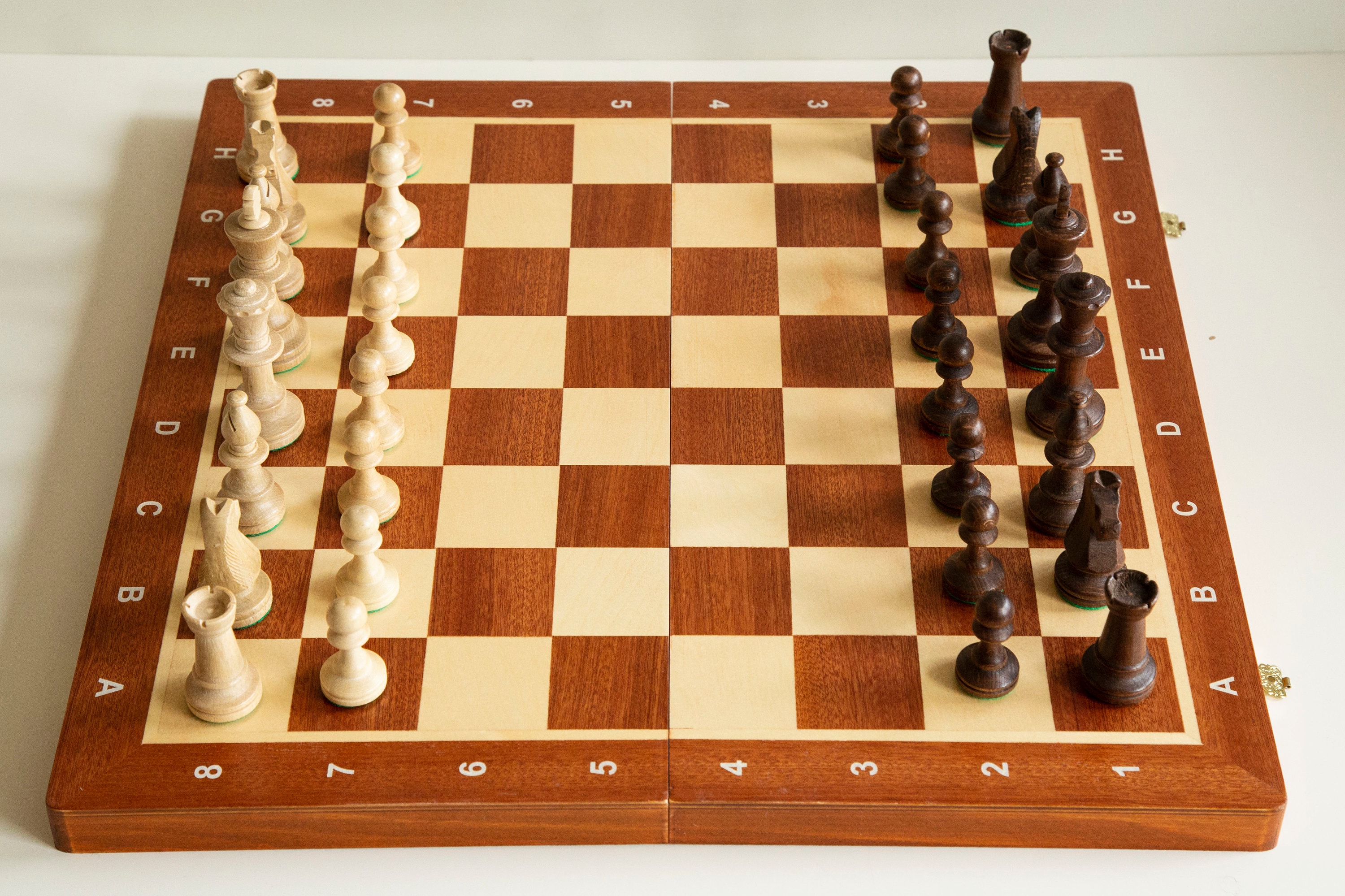 Hand Crafted Wooden Tournament Chess Set with Wooden | Etsy