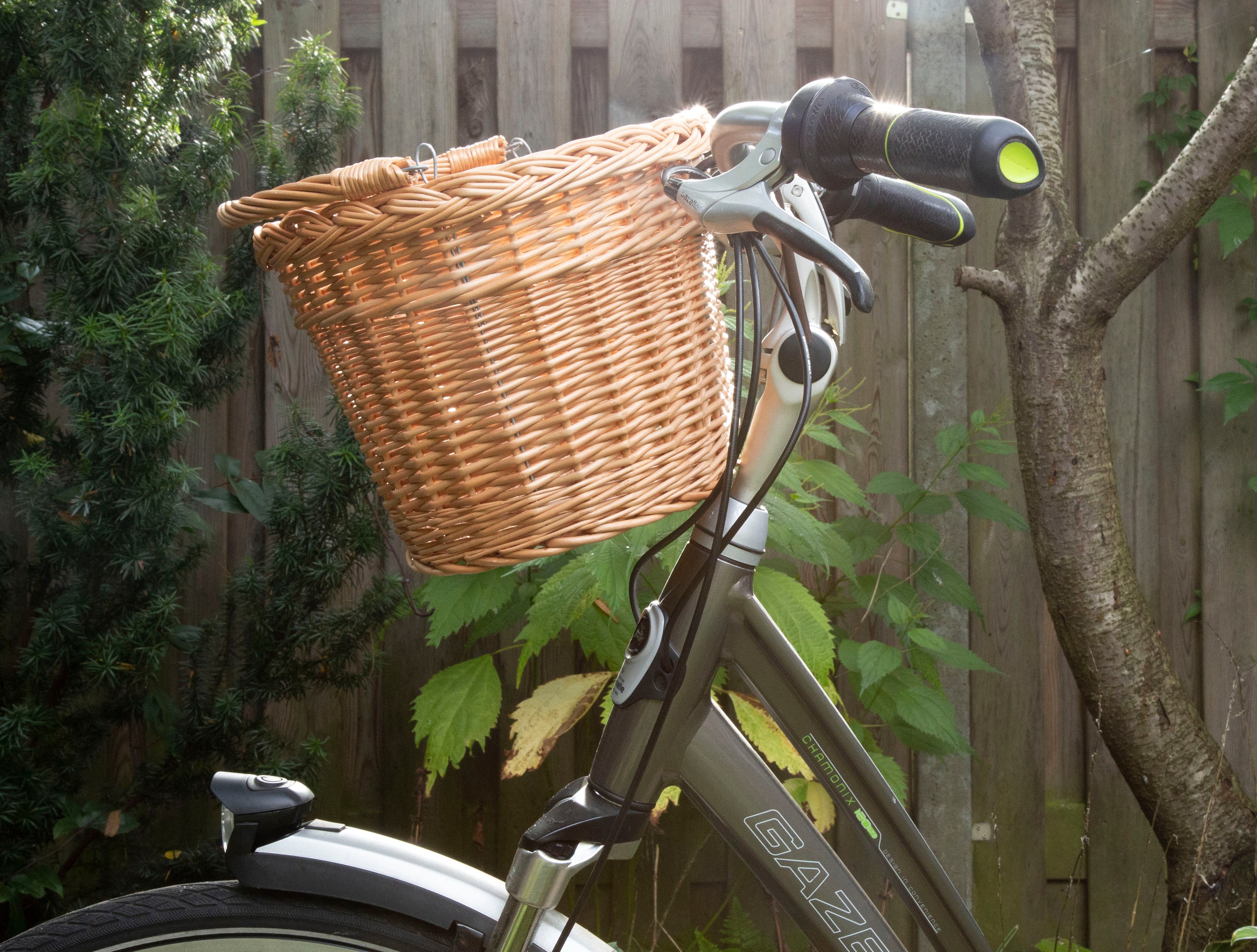Wicker Bike Basket Handmade Middle Size Oval Bike Bicycle | Etsy
