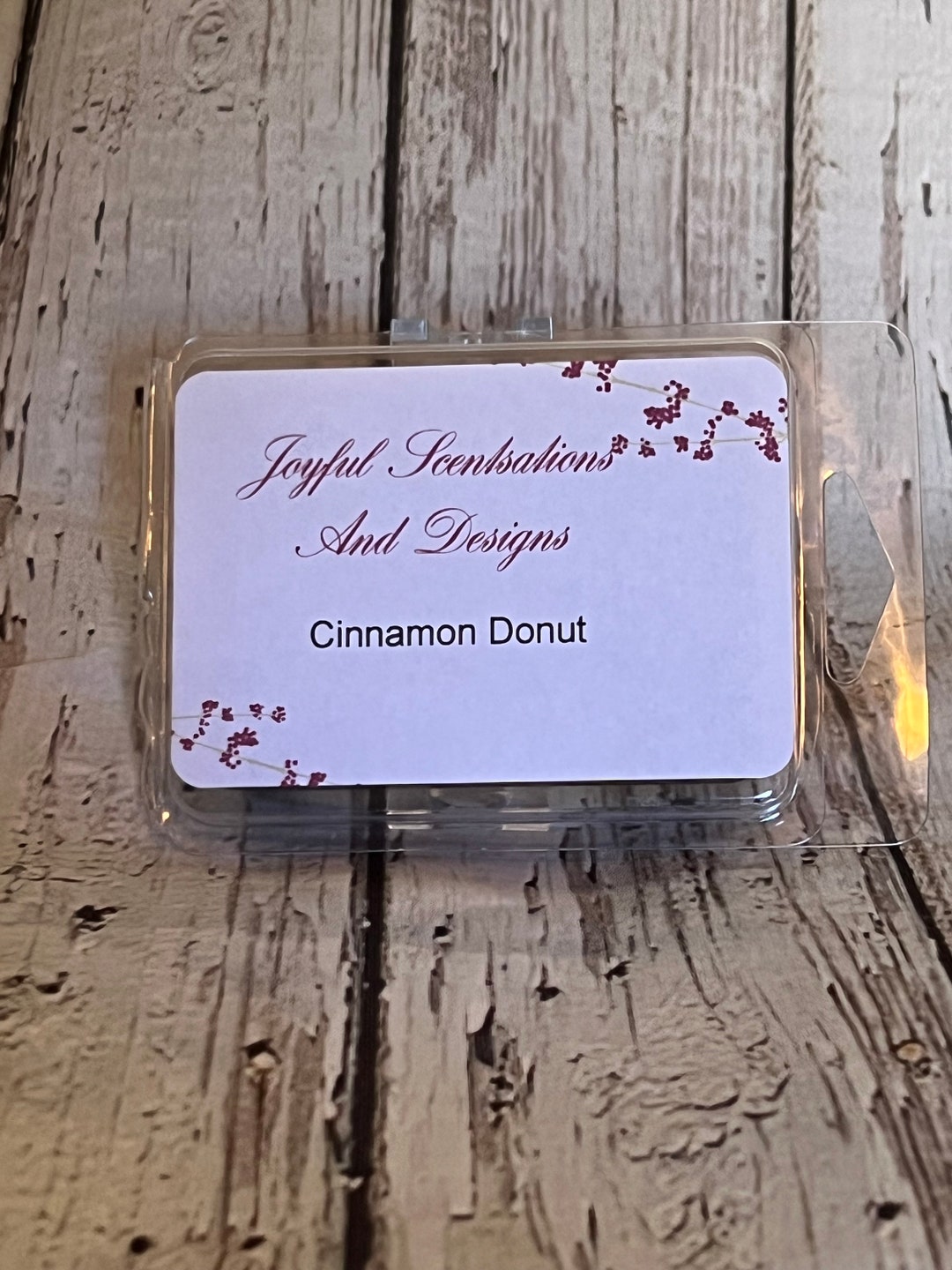 Wax Melt / Cinnamon Donut Scent / Clamshell Wax Tart / Wax Bar ...