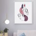 Abstract Wiccan All-seeing Eye in Hands Line Drawing Wall Art, Witchy ...