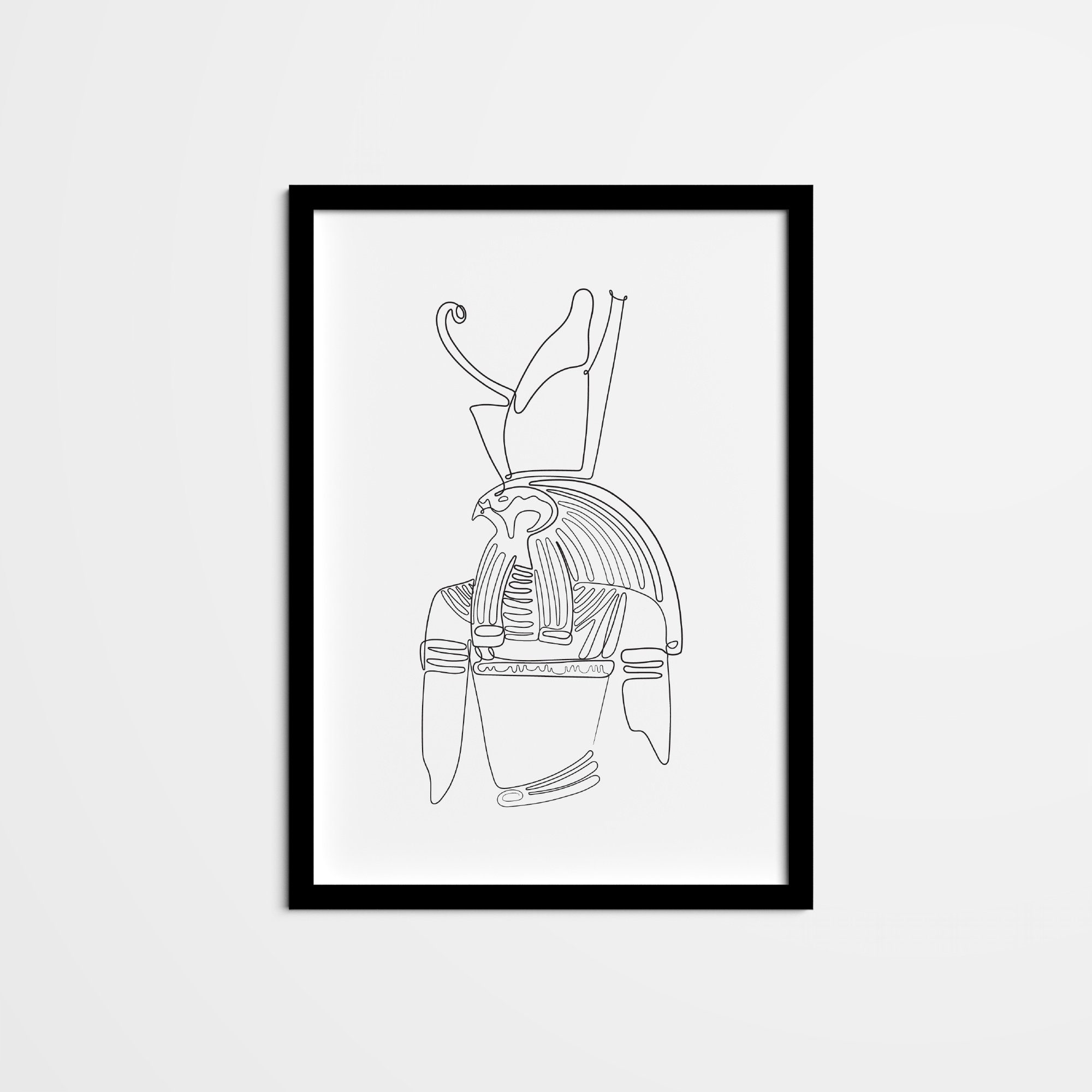 Egyptian God Horus Drawing