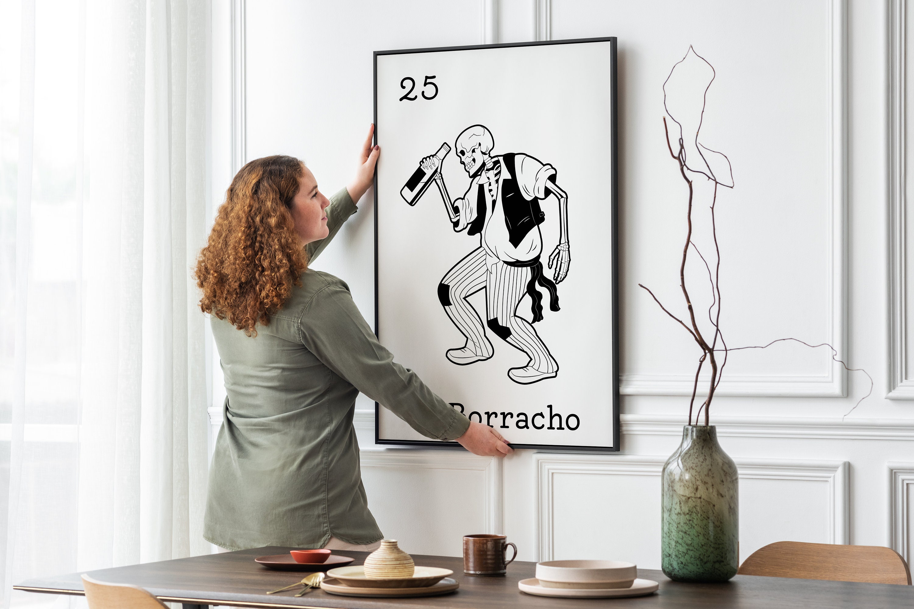 Resumen El Borracho Mexican Bingo Wall Decor, Mexican Loteria Home ...