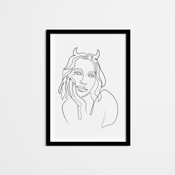 Devil Woman Drawing