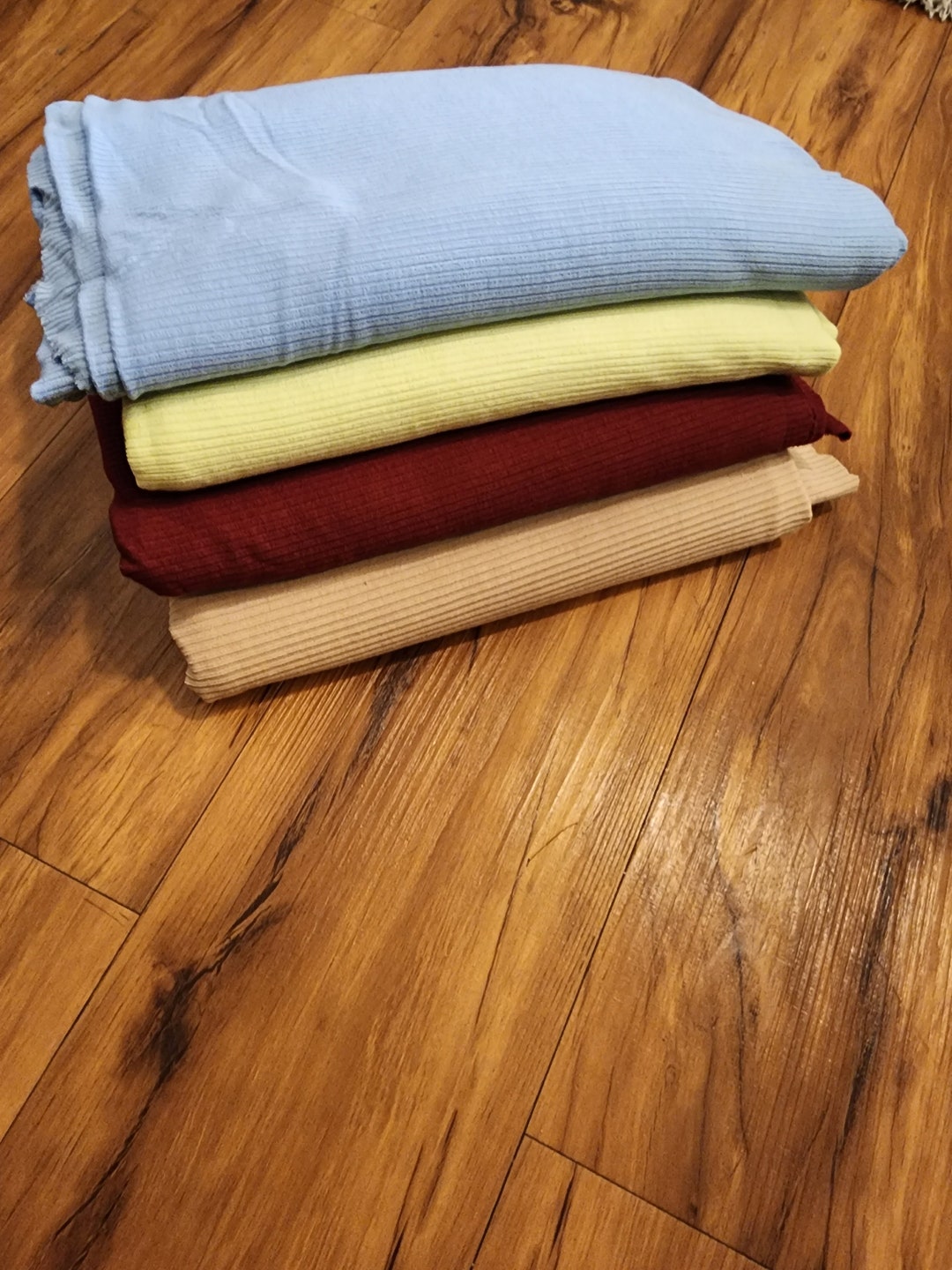 Rib Knit Lycra Solid Rib 60 Inches Wide - Etsy