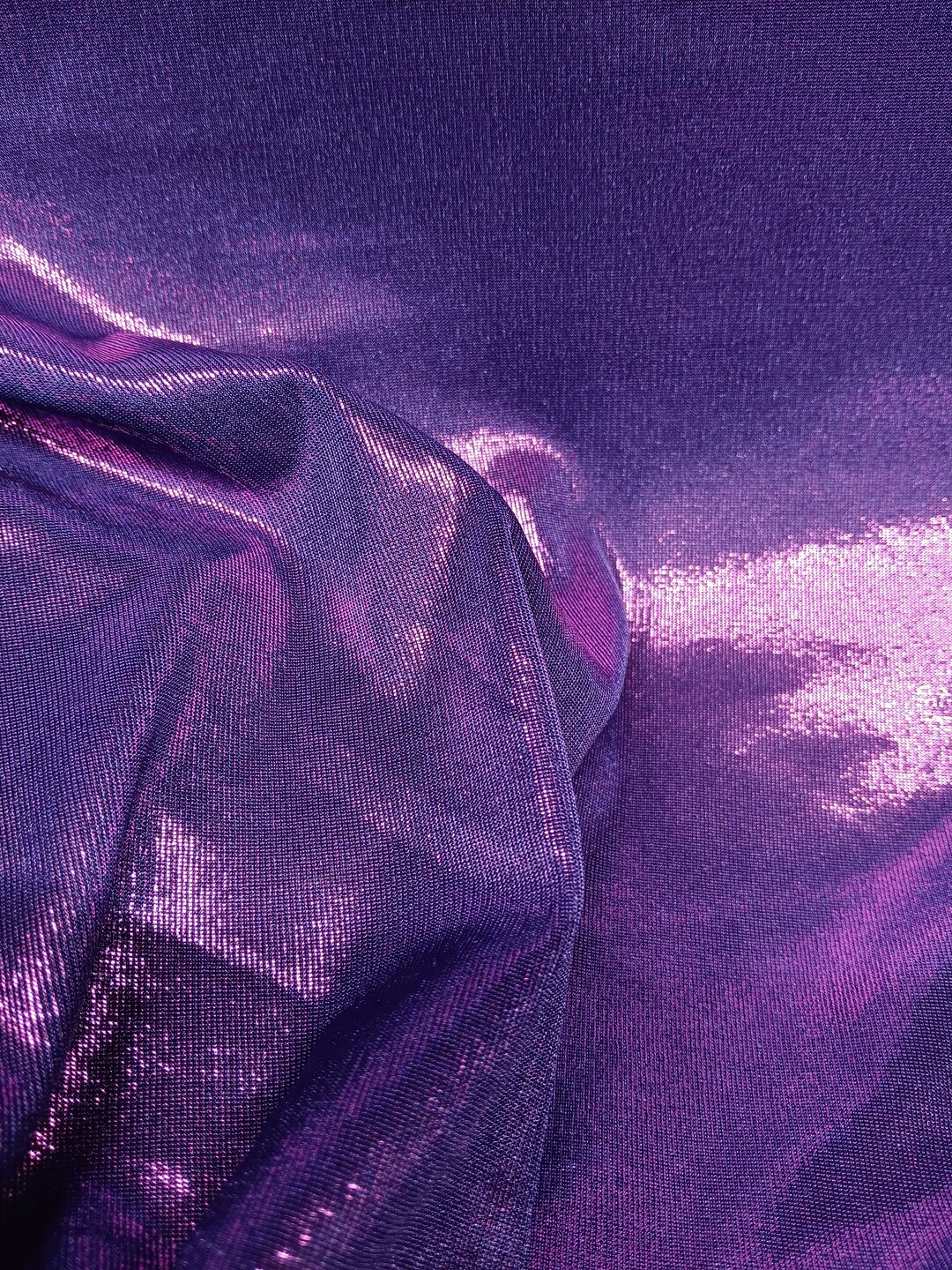 Shiny Metallic Slinky Fabric - Etsy