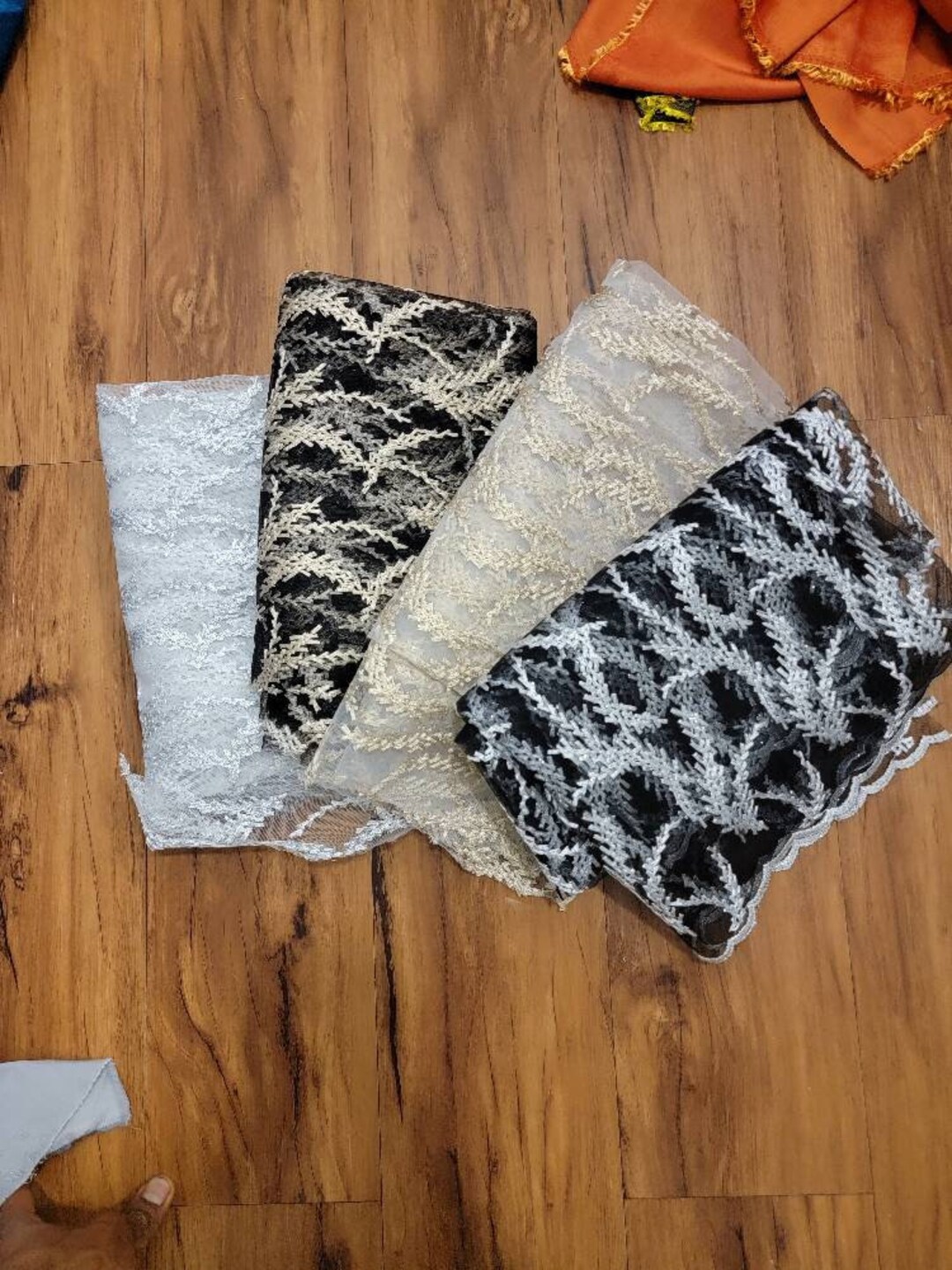 Embroidered Mesh Fabric - Etsy