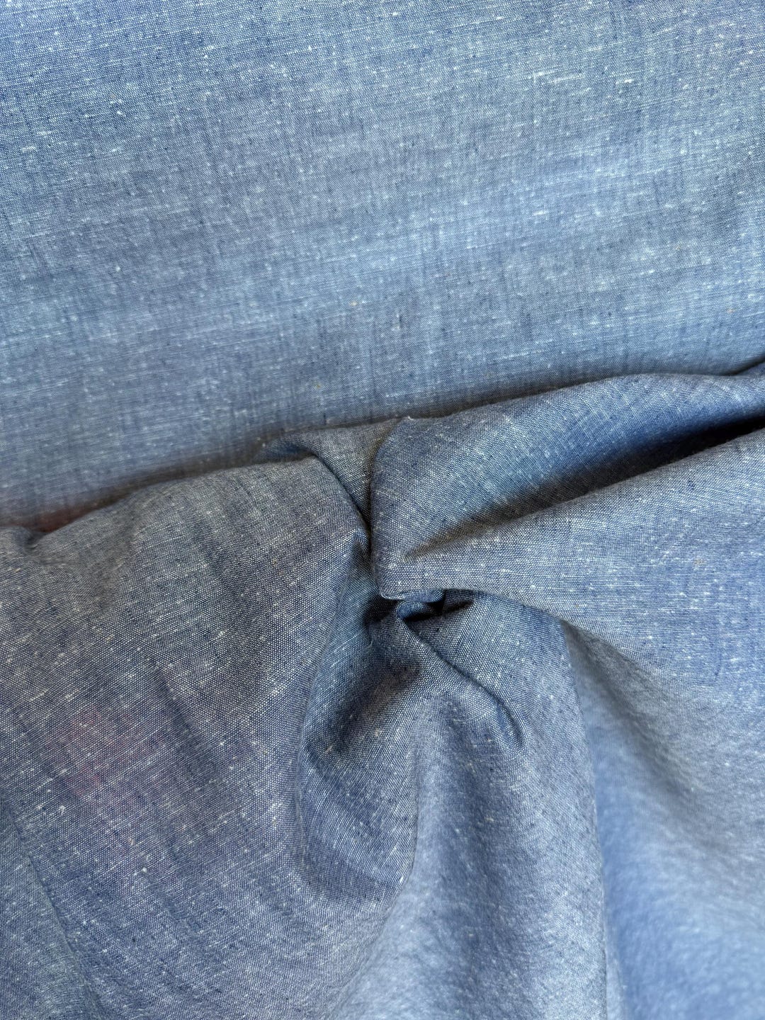 Cotton Chambray Fabric by the Yard - Etsy